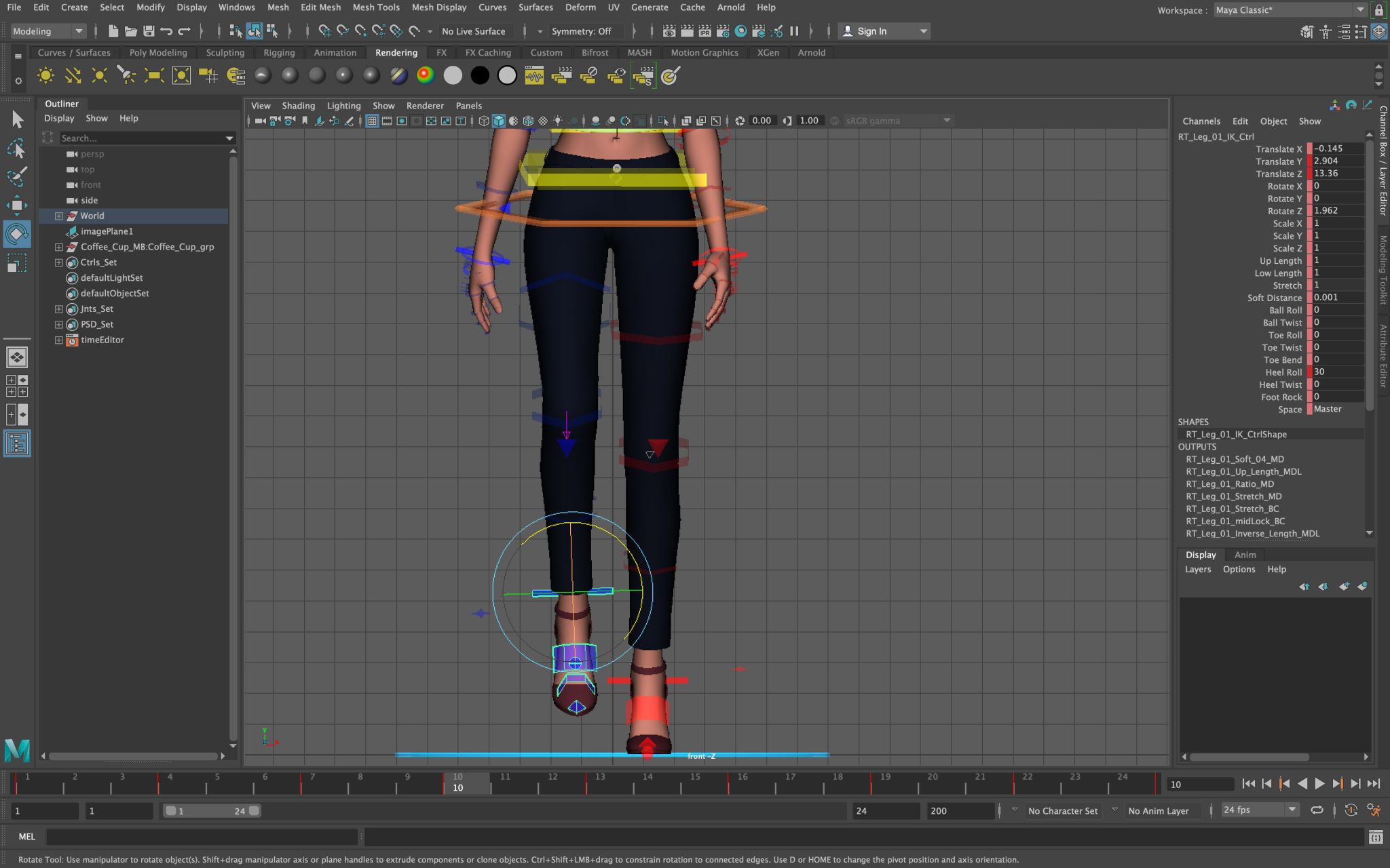 Week 3: whole body walk cycle and constraints | XHong MA 3D computer ...